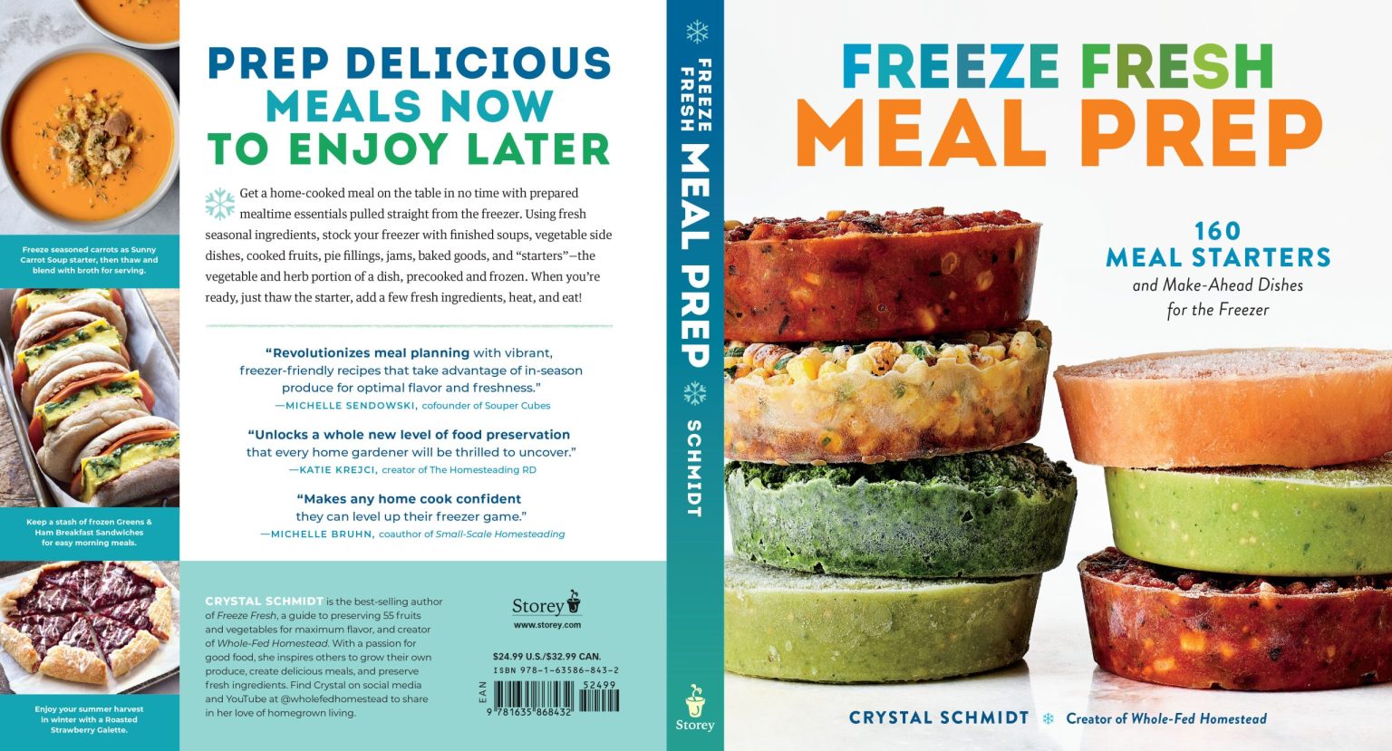 Freeze Fresh Meal Prep front and back cover - Whole-Fed Homestead